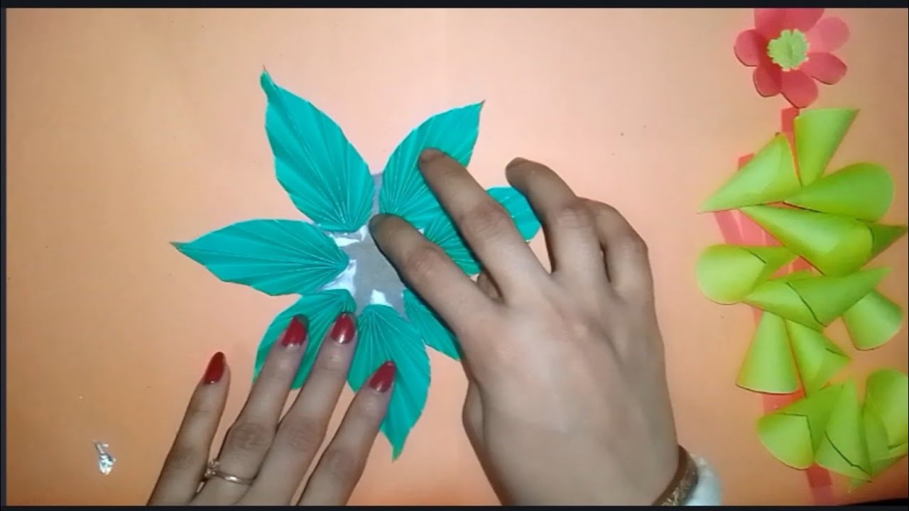 How To Make Diy Pepar Crafts.Kagoj Diye Full Banano.Ronggin Kagoj Diye ...