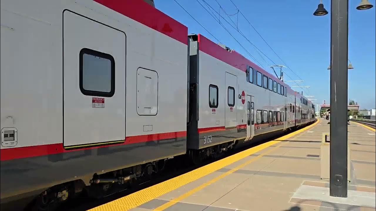 Caltrain Local #613 at Santa Clara Station with JPBX #315 and #316 EMU Trainset #caltrain - YouTube