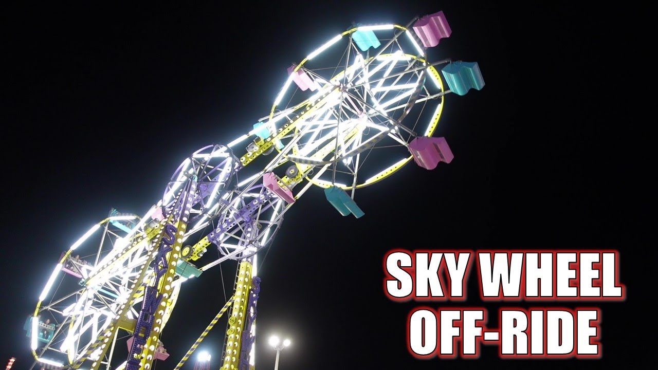 Sky Wheel Off-Ride Footage, Belle City Amusements Chance / Herschell ...