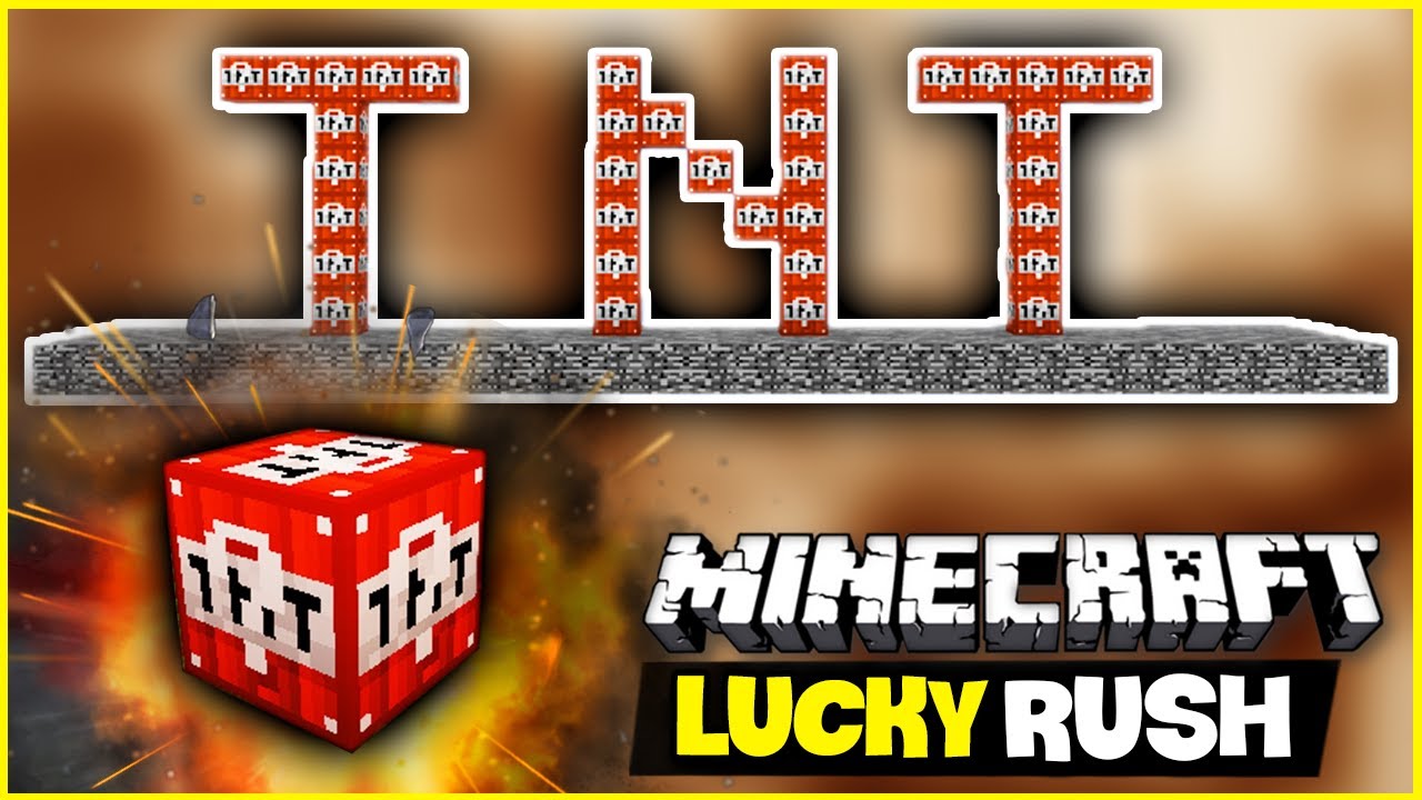 Mega TNT Lucky Block Action | Minecraft LUCKY RUSH - YouTube