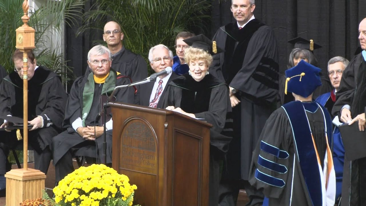 Installation of Dr. Michael S.Helmick, Fourth President of RCC - YouTube