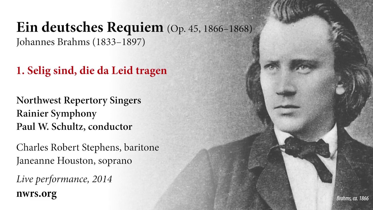 NWRS Archive: Brahms Requiem - YouTube