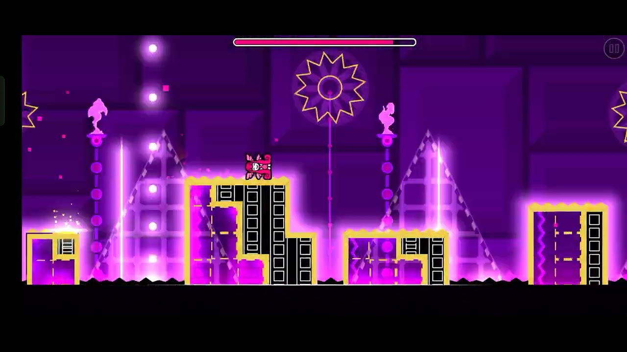 Geometry Dash Rising Level Complete - YouTube