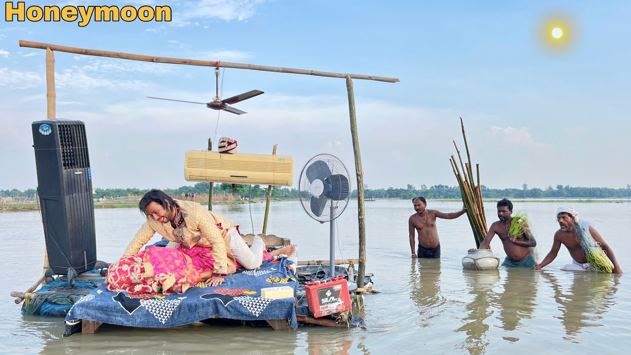 Honeymoon v/s Garmi Amazing Story Funny Comedy Video || By Bindas Fun Nonstop - YouTube