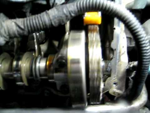 Camshaft tone wheel bent. - YouTube