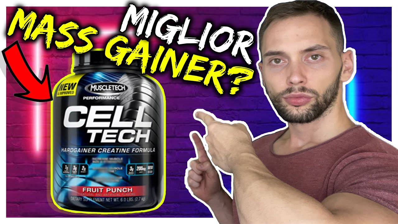 MUSCLETECH CELL TECH 👉il MIGLIOR MASS GAINER di tutti? *Analisi ...