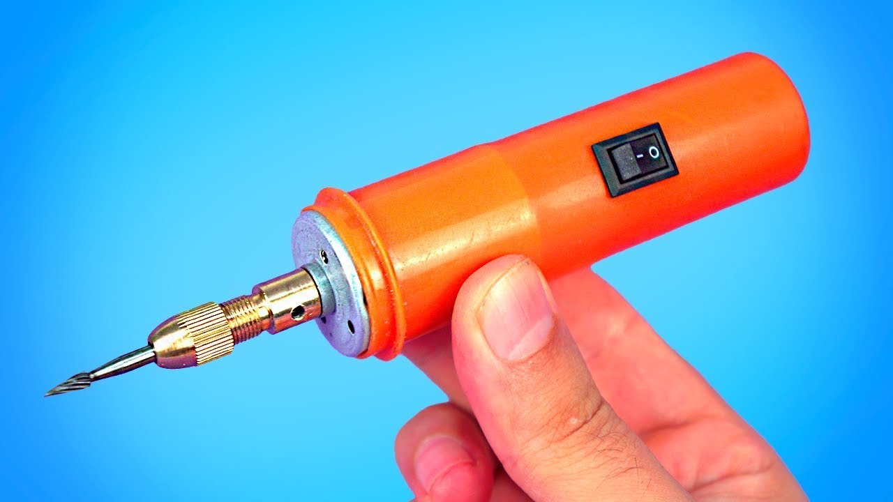 Amazing Mini Drill Tools made with recyclable materials - YouTube