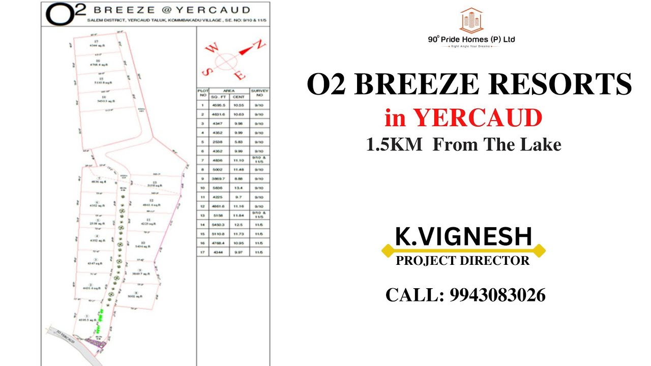 #yercaud-THE O2 BREEZE Villas& Resorts Premium Farm land for sale in ...