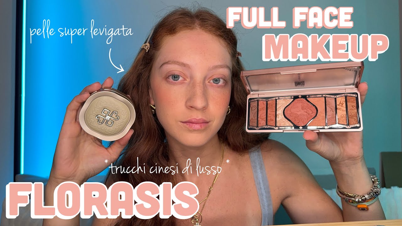 Full Face Makeup FLORASIS 2024 🤤 *makeuo tutorial trucchi cinesi di ...