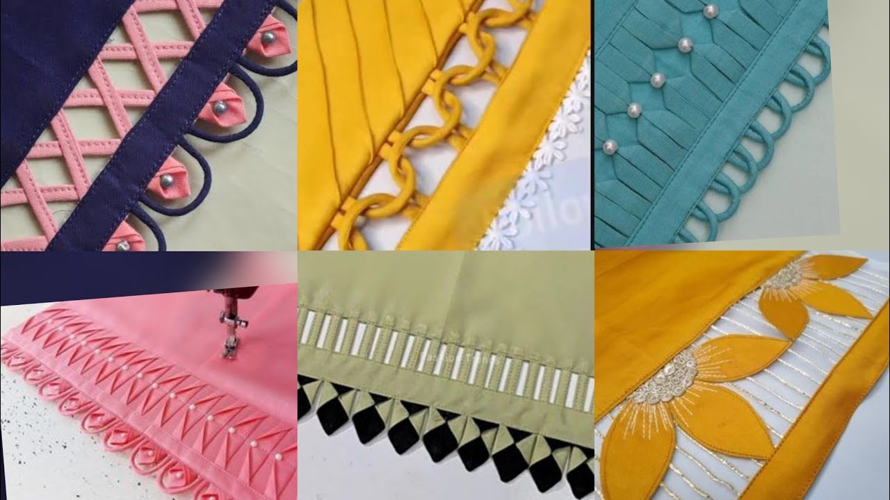 35+ New Daman Designs 2024 With Laces And Pintucks | Daman 👍👍👍 - YouTube