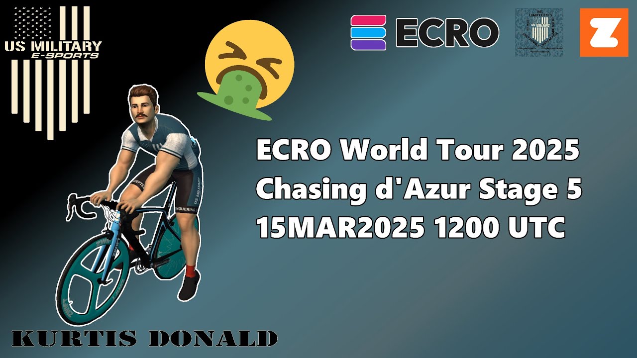 ECRO World Tour 2025 Chasing d'Azur Stage 5 1200 UTC - YouTube