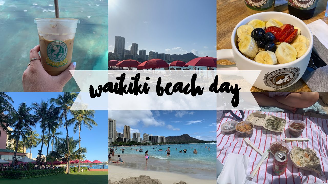 Beach day at Waikiki Beach! - YouTube
