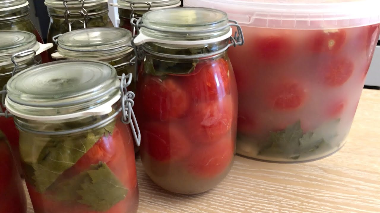 How To Make Pickled Tomatoes - YouTube