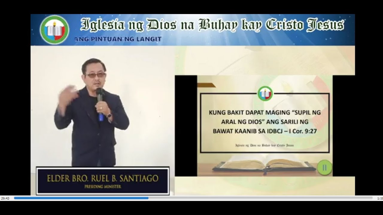 IGLESIA NG DIOS NA BUHAY KAY CRISTO JESUS - YouTube