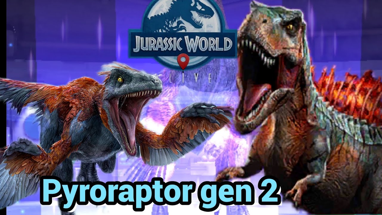 Pyroraptor gen 2/ Tyrannometrodon jurassic world alive - YouTube