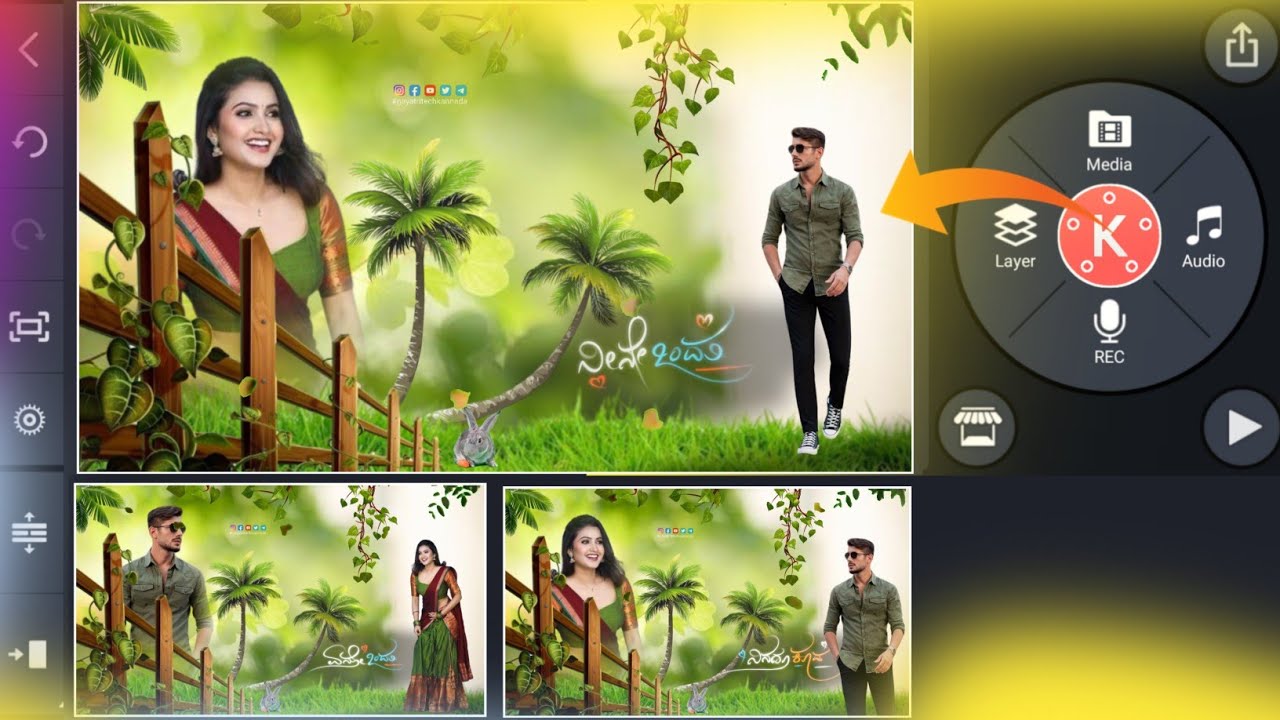 Kinemaster in editing video kannada whatsapp status video 2024 - YouTube