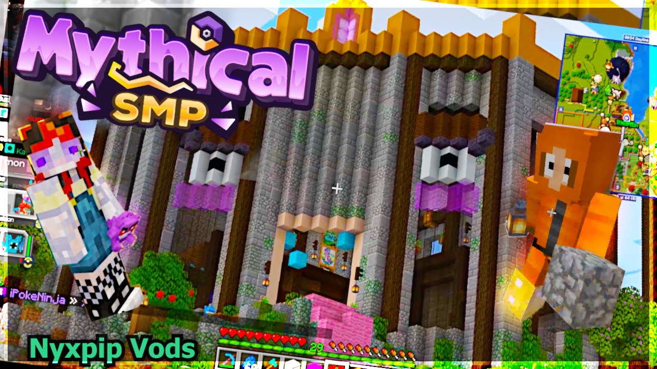 [Mythical SMP] Day 8: unmedicated goblin base makeover - YouTube