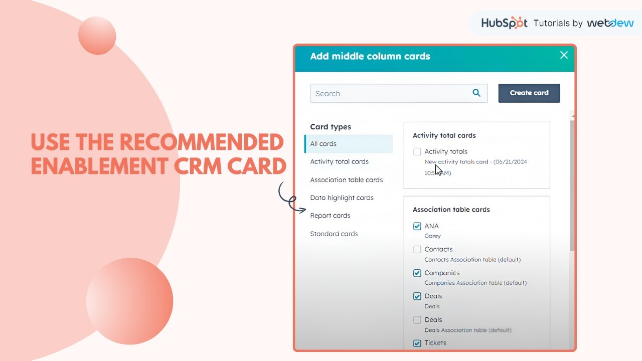 How to use the Recommended Enablement CRM Card - YouTube