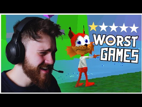 I Played The WORST RATED GAMES Ever - YouTube