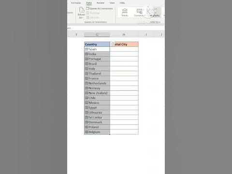 Geography Data In Excel - YouTube