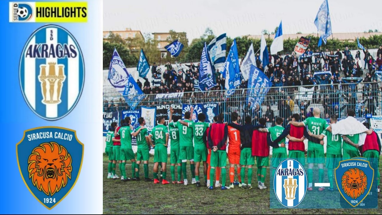 Akragas - Siracusa 0-2 | 18° Giornata Di Campionato Serie D Gir I Gli ...