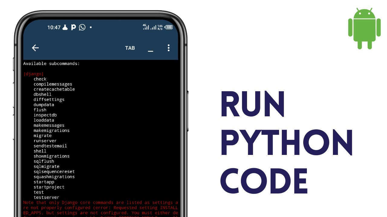 How to Run Python Code on Android Mobile - YouTube