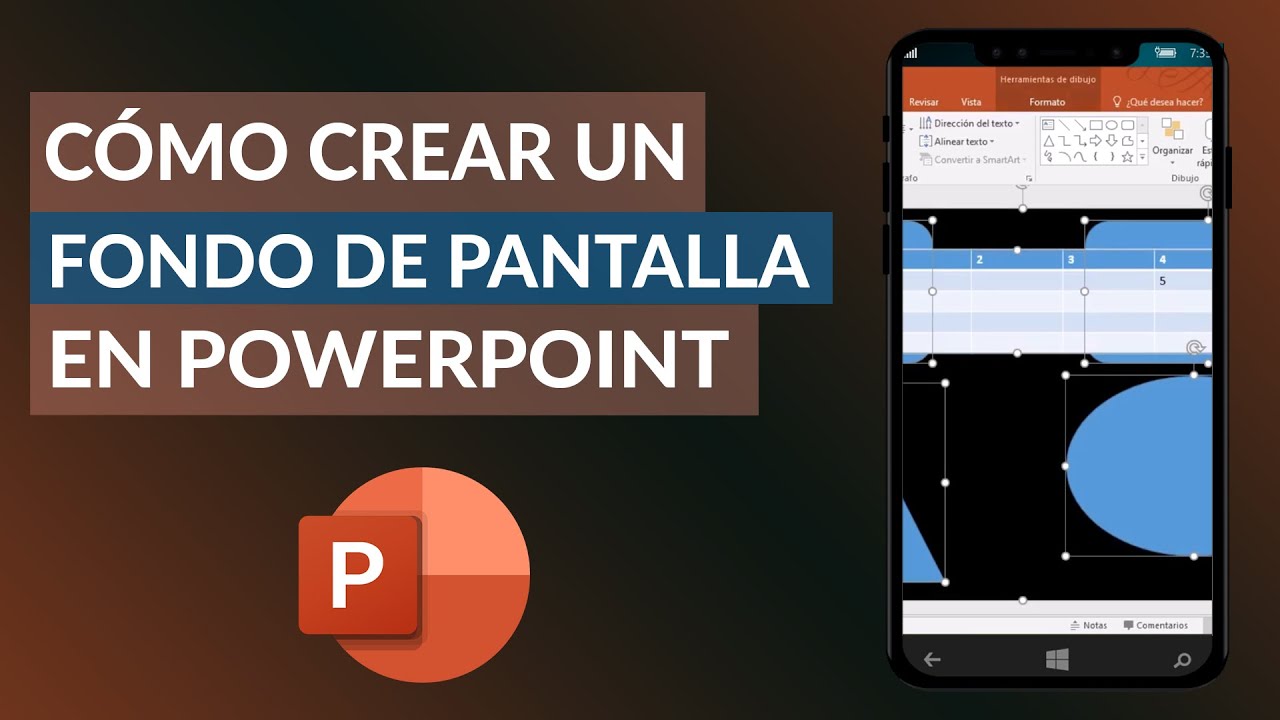 Cómo hacer o crear un fondo de pantalla en POWERPOINT paso a paso - YouTube