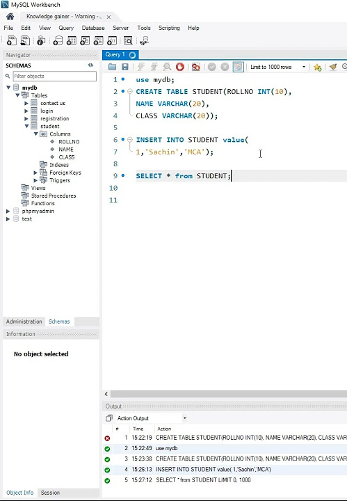 SELECT Statement in SQL - YouTube