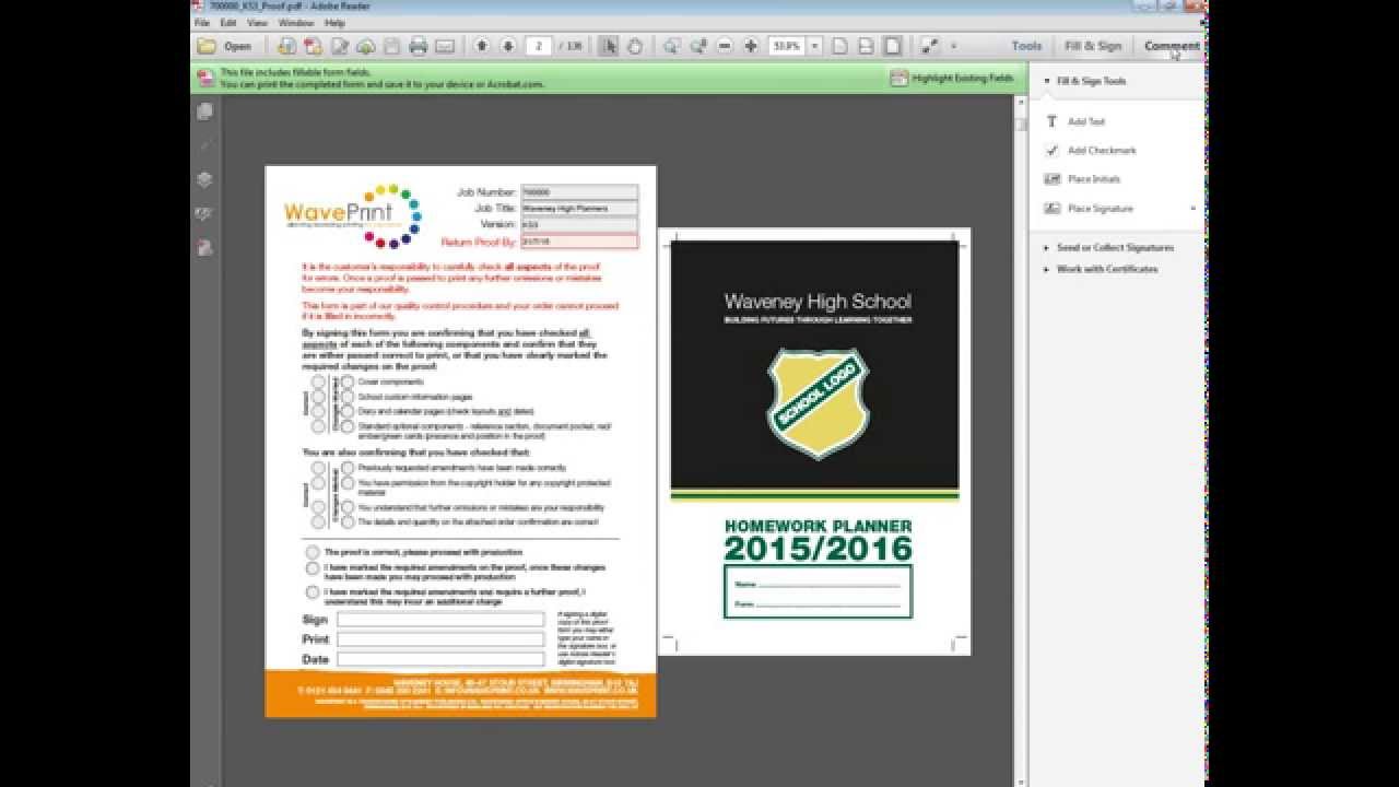 Commenting on a PDF Proof (WavePrint) - YouTube