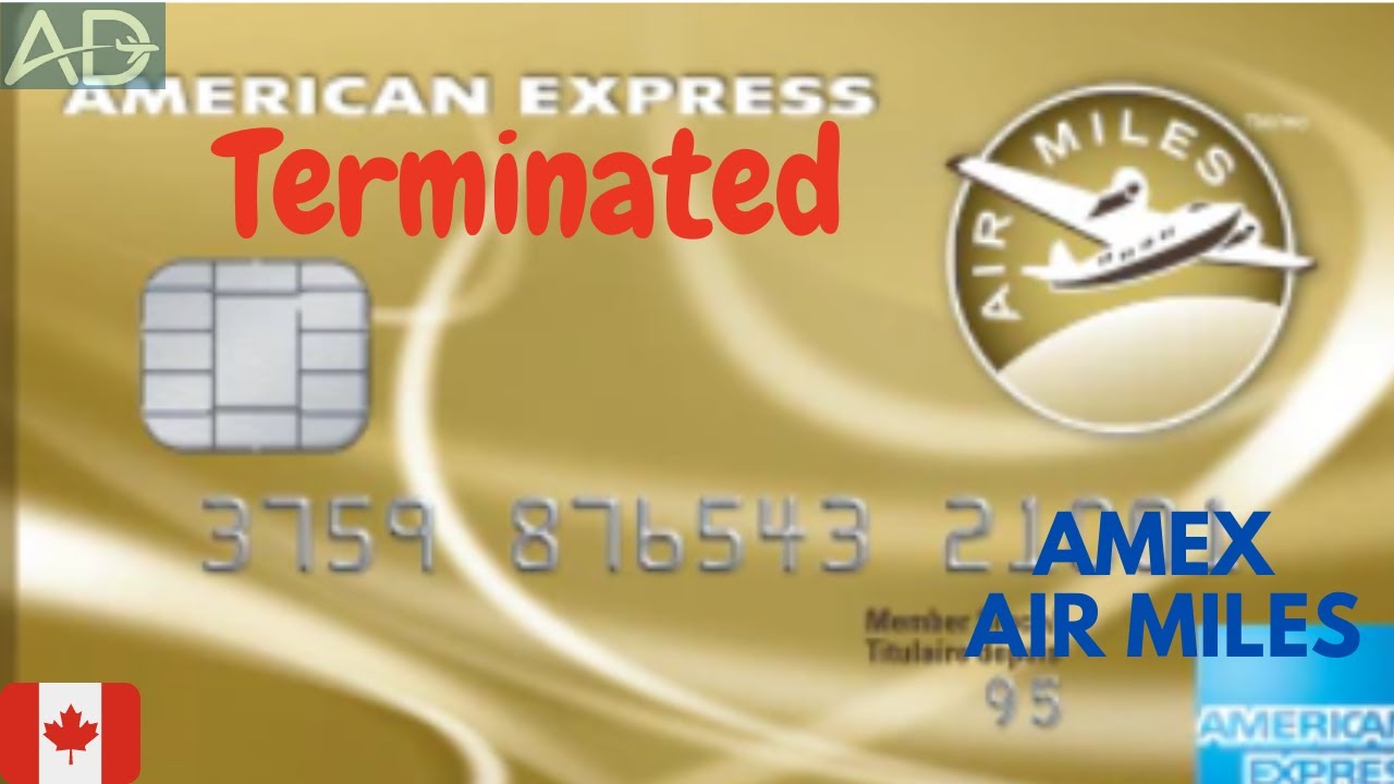 American Express Air Miles Credit Card Discontinues - YouTube