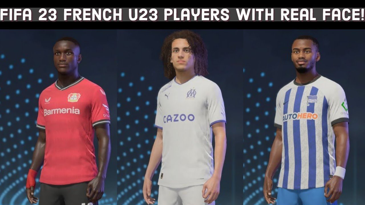 FIFA 23 | French u23 players with real face! Pt. 1 🇫🇷 - YouTube