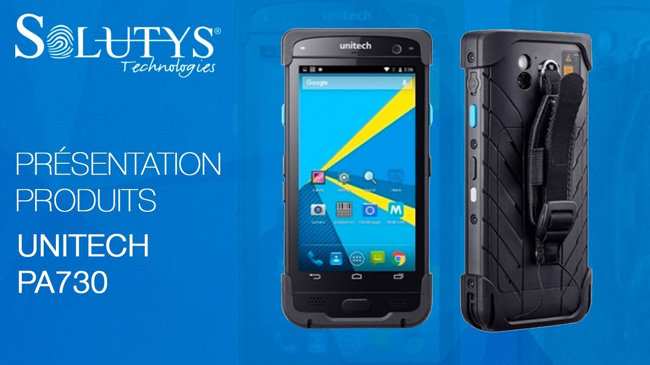 PDA codes barres industriel Unitech PA730 - YouTube