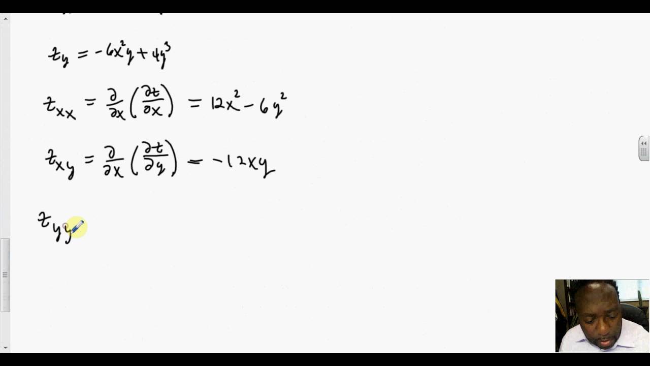 13 3 Second Partial Derivatives and Higher Order - YouTube