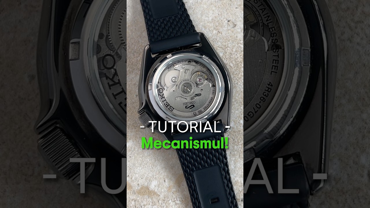 Tipurile de mecanism ale unui ceas, explicate!⏱️ #watch #ceas #shorts ...