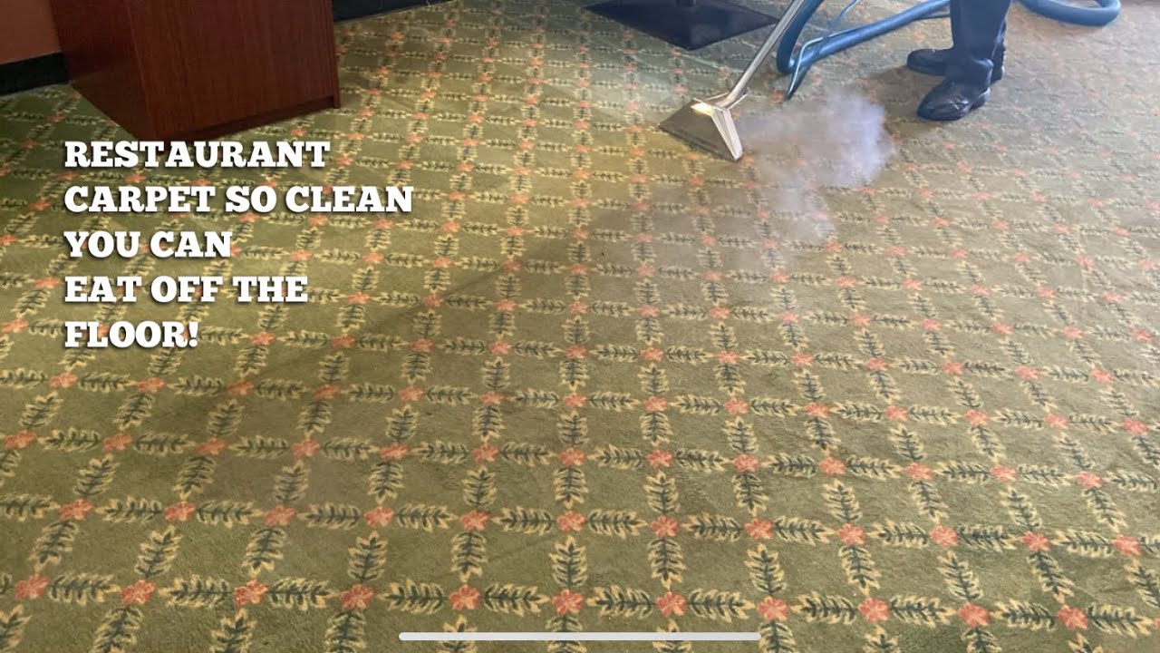 Restaurant CARPET CLEANING So Fresh, You Can Eat Off The Floor - YouTube