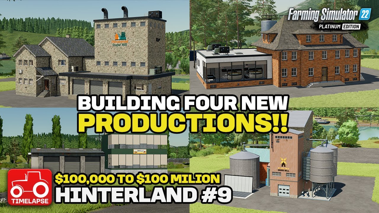 BUILDING FOUR NEW PRODUCTIONS!! [Hinterland $100,000 To $100 Million ...