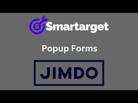 How to add Popup Forms on your Jimdo website [Tutorial] - YouTube