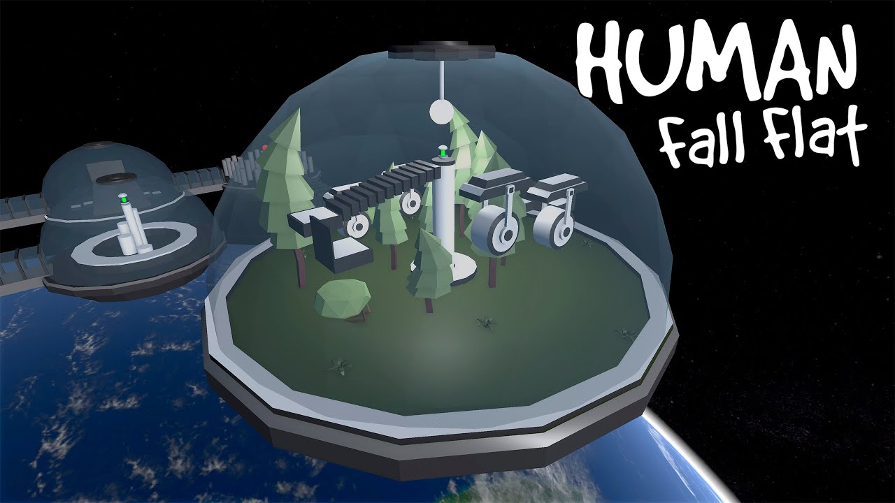 Human Fall Flat - Space Station | PC | Custom Map [4K 60ᶠᵖˢ] - YouTube