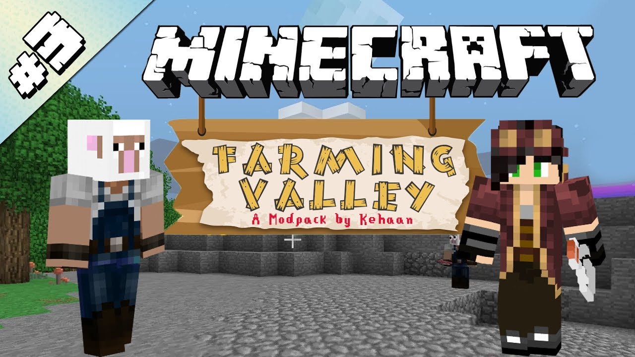 Minecraft: Farming Valley #3 | First seed! - YouTube