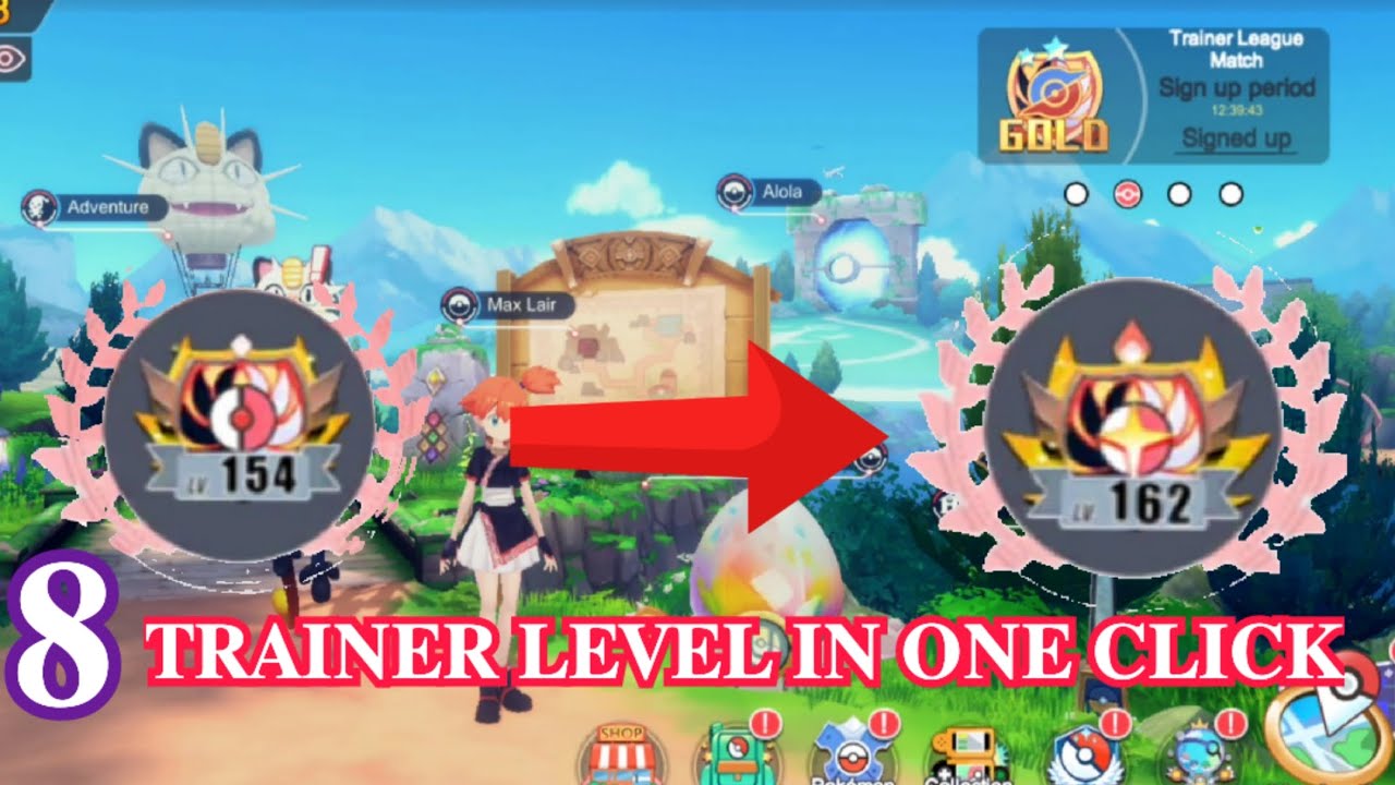 162 TRAINER LEVEL HO GAYI | 1 CLICK MAI 8 TRAINER LEVEL GOLD LEAGUE MAI ...