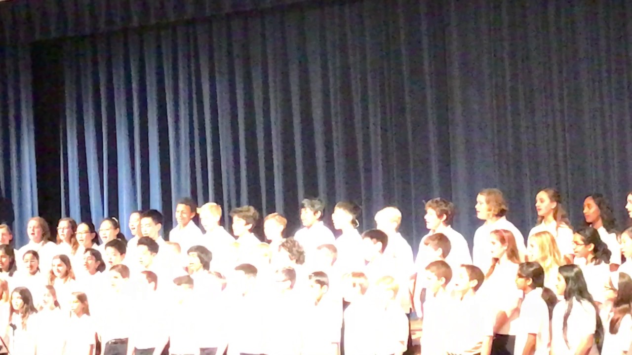 Cantar school chorus play by valley forge middle school 6 grade team ...