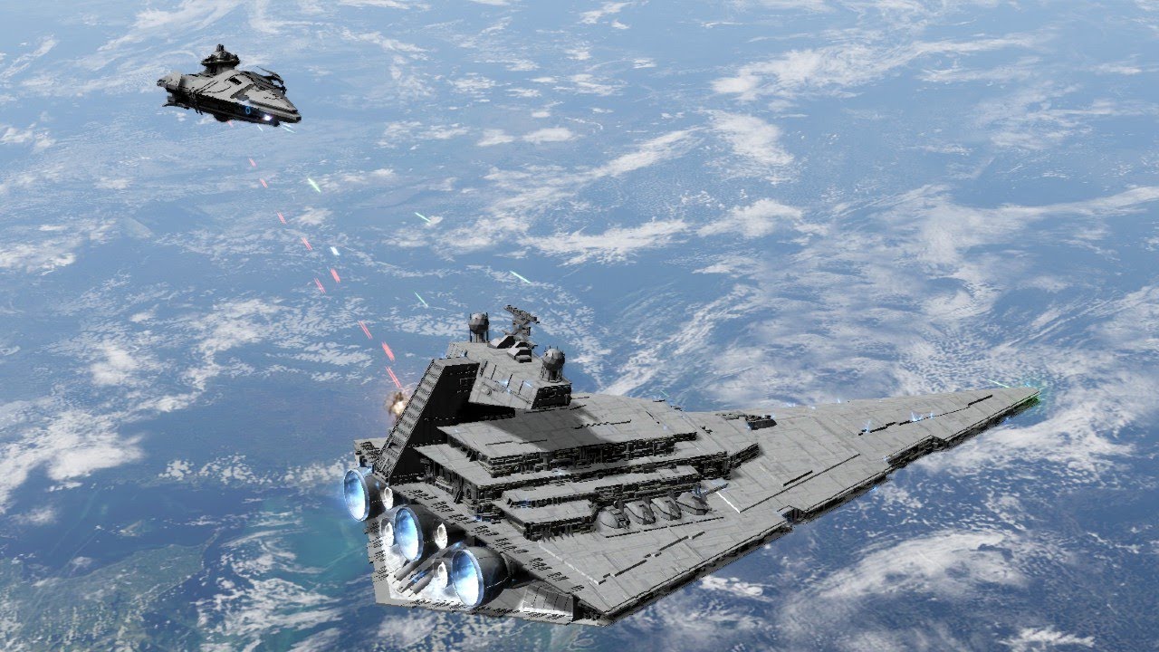 Imperial Star Destroyer vs Centurion Battlecruiser - Star Wars: Empire ...