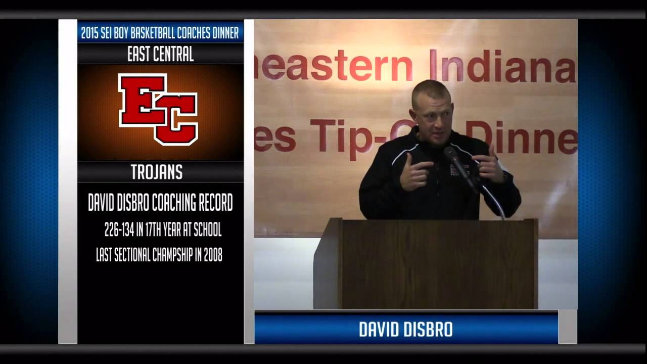 2015 EAST CENTRAL TROJANS - David Disbro At SEI Tip-Off Dinner - YouTube