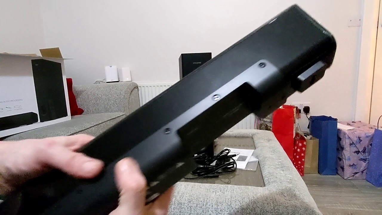 Creative STAGE V2 soundbar and subwoofer. #Creative #StageV2 - YouTube