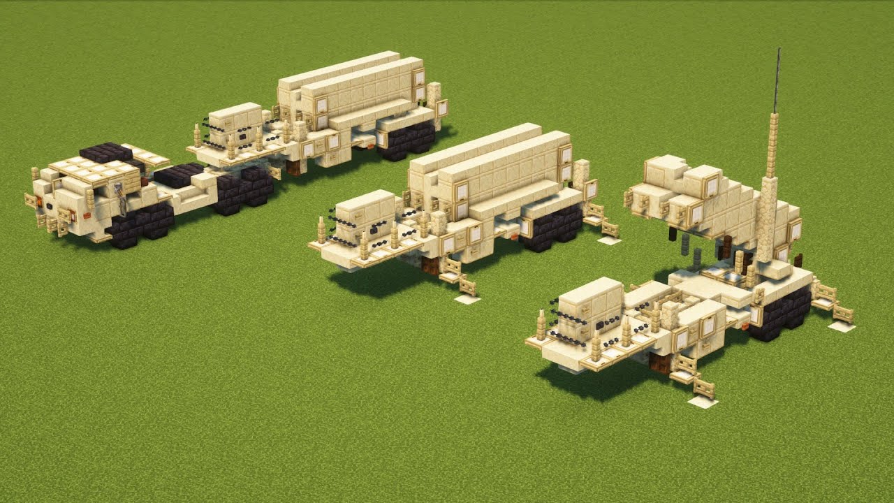 PATRIOT air defence system in minecraft - YouTube