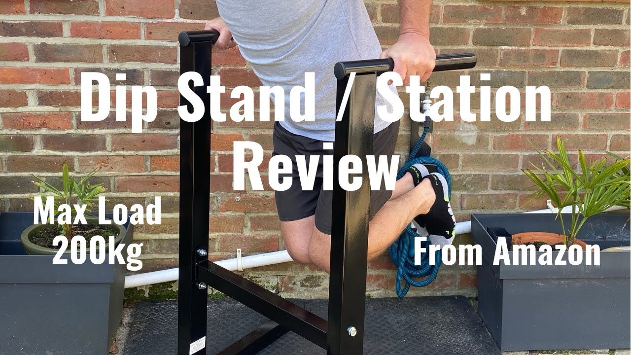 Heavy Duty Dip Station by Yaheetech. - YouTube