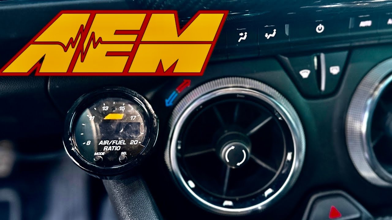AEM Wideband Gauge Quick Guide 6th Gen Camaro - YouTube