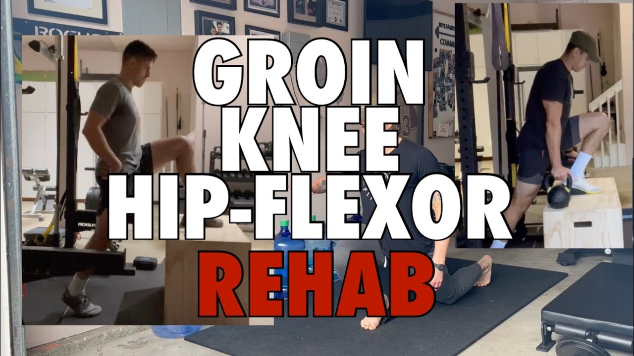 GROIN - KNEE - HIP-FLEXOR REHAB (LIGHT DAY) - YouTube