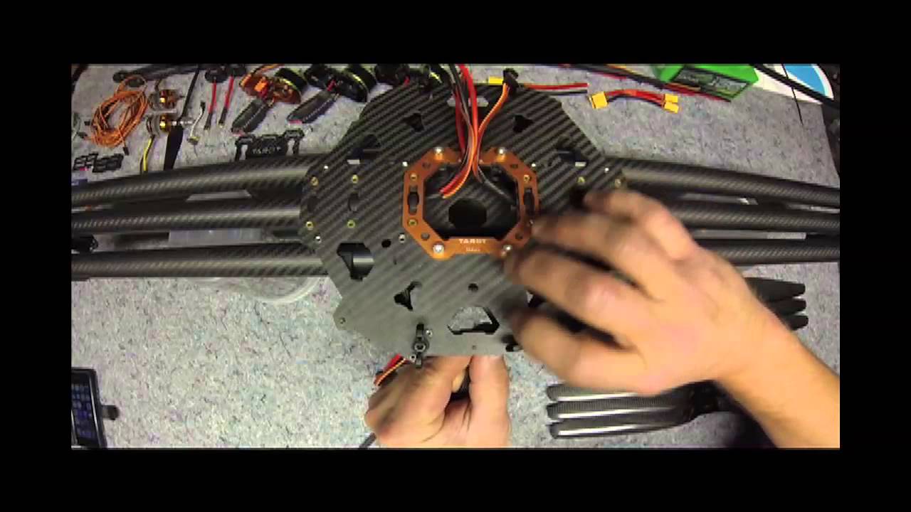 Tarot 960 - Part 3, ESC's Motors and Mounts - YouTube