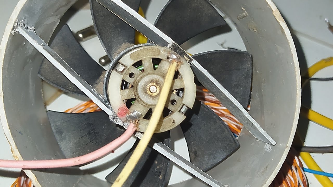 How To Make Power Full Jet Fan Using 12Volt Dc Motor . - YouTube